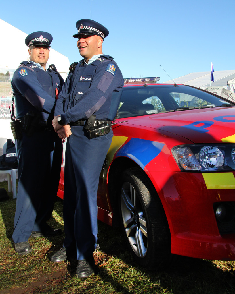 Fieldays Police officers Corey Rees & Vance Scudder Photo: Heather ...